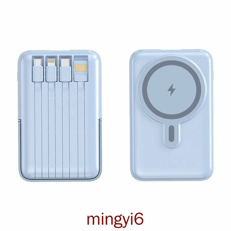 Магнитный повербанк Favatex с быстрой беспроводной зарядкой 10000 mAh Power bank MagSafe пауэрбанк для телефона iPhone 12/13/14/15