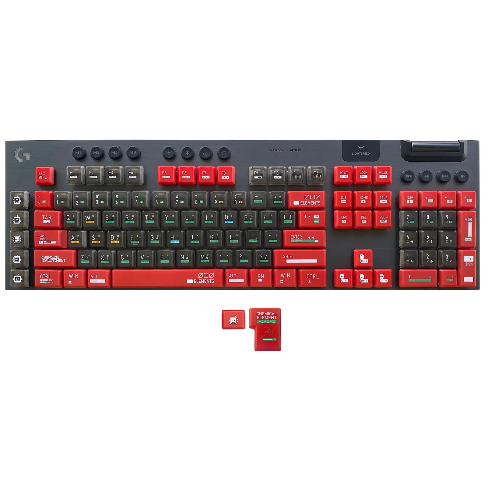 Logitech G915: Клавиатура с колпачками Red TP Chemical (109 Keys)