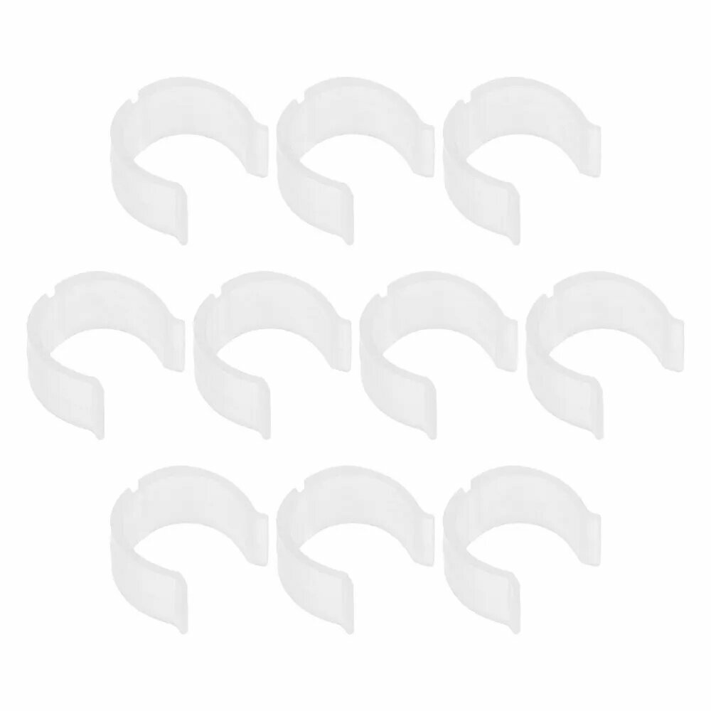 10 Штук Держатели Для Штор, Из Пластика, Для Долговечности И Удобства Установки