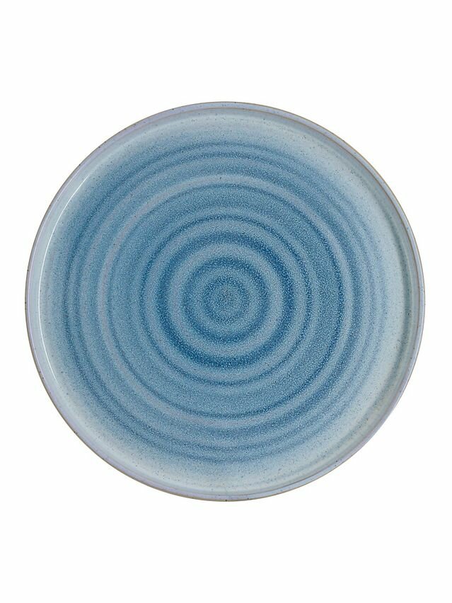 Тарелка обеденная 27 см Home & Style Спираль, Azurro керамика, 1 шт мелкая тарелка для сервировки стола, блюдо