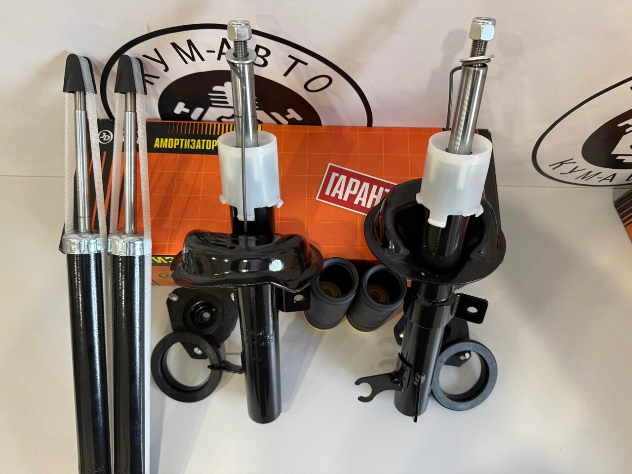 Передние и задние амортизаторы Форд Фокус 1 ford focus 1 комплект левый и правый Just Drive