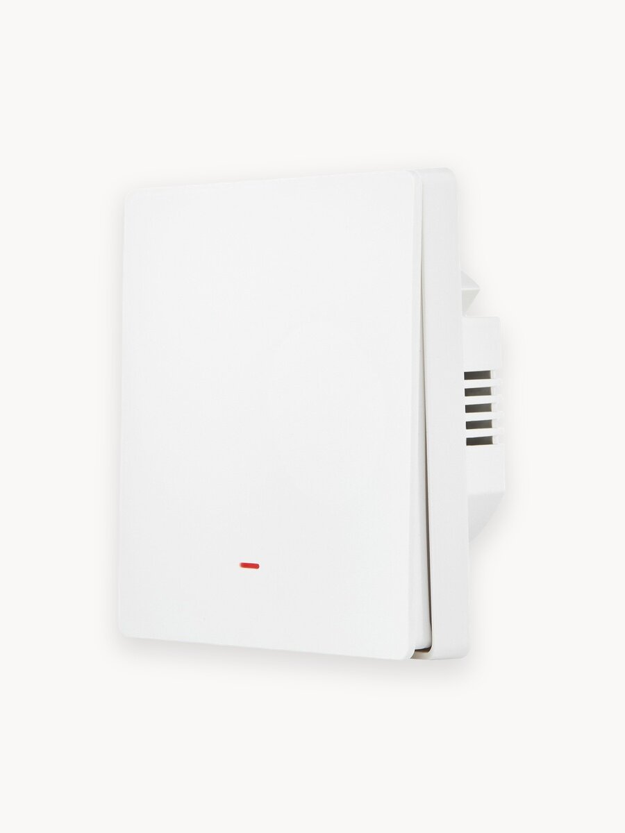 Выключатель HOMMYN настенный zigbee 1 клавиша (без нейтрали)