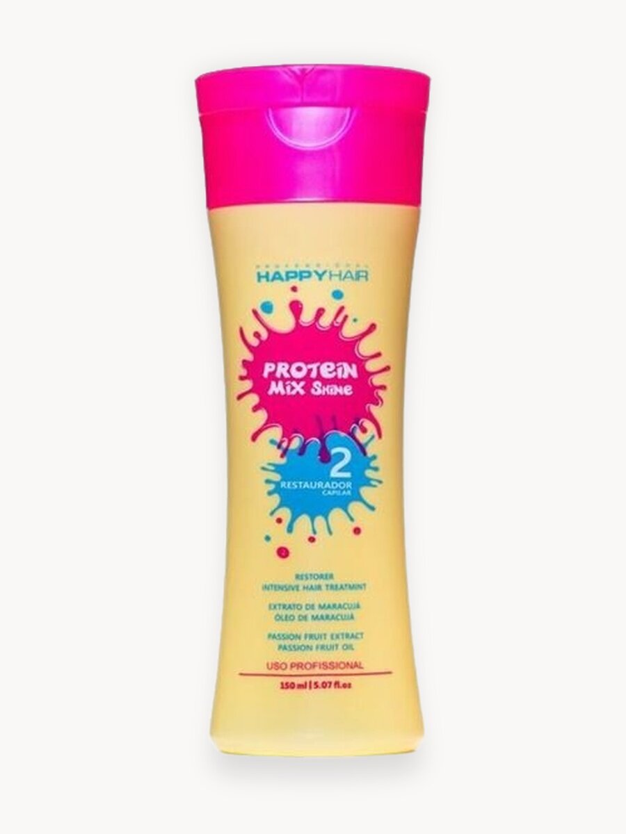Кератин для волос Happy Hair Professional Mix Shine Protein 150 мл розовый