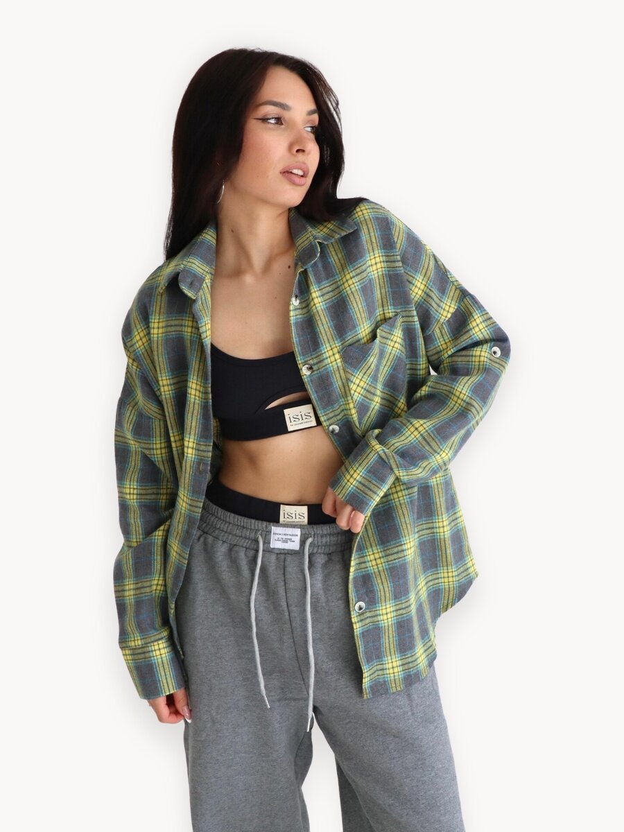 Рубашка Lady Gina Рубашка в клетку pinterest