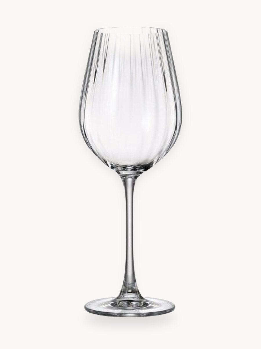 Набор бокалов для красного вина Crystal Bohemia "COLUMBA OPTIC", 500 мл (набор 6шт)
