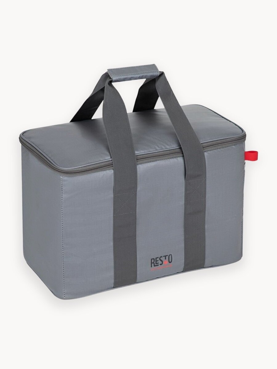 Термосумка сумка-холодильник RESTO 5523 grey, полиэстер, серая 23 л