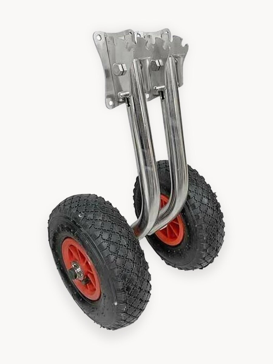 Транцевые колёса из нержавеющей стали стандартные Комбо + Крепеж+ Защитные накладки