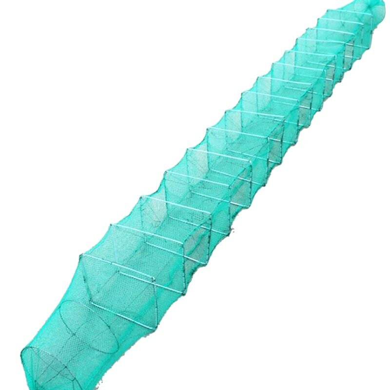 Раколовка / Верша / складная-гармошка, 8 входов 3м*30см*35см