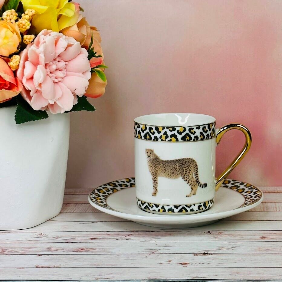 Кофейный набор 12 предметов фарфор, 120мл Lenardi