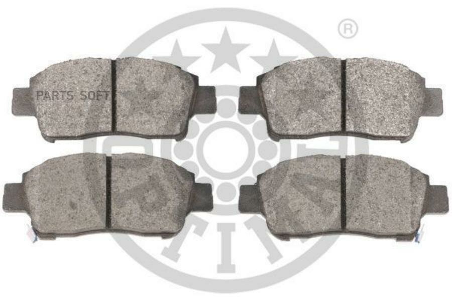OPTIMAL BP-10347 Колодки тормозные дисковые комплект TOYOTA: YARIS (_P1_) ()