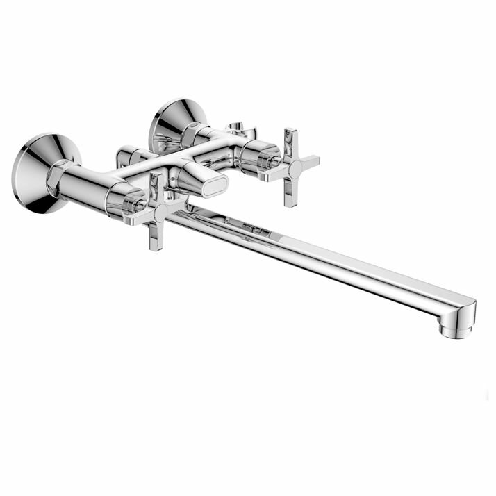 Смеситель для ванны с длинным поворотным изливом Rush (Раш) Melville (MV1135-51) хром