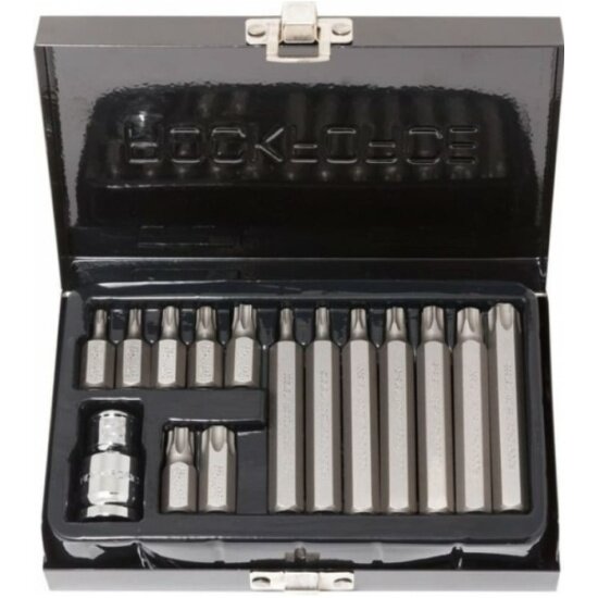 Набор бит Rock Force TORX с битодержателем,15 предметов