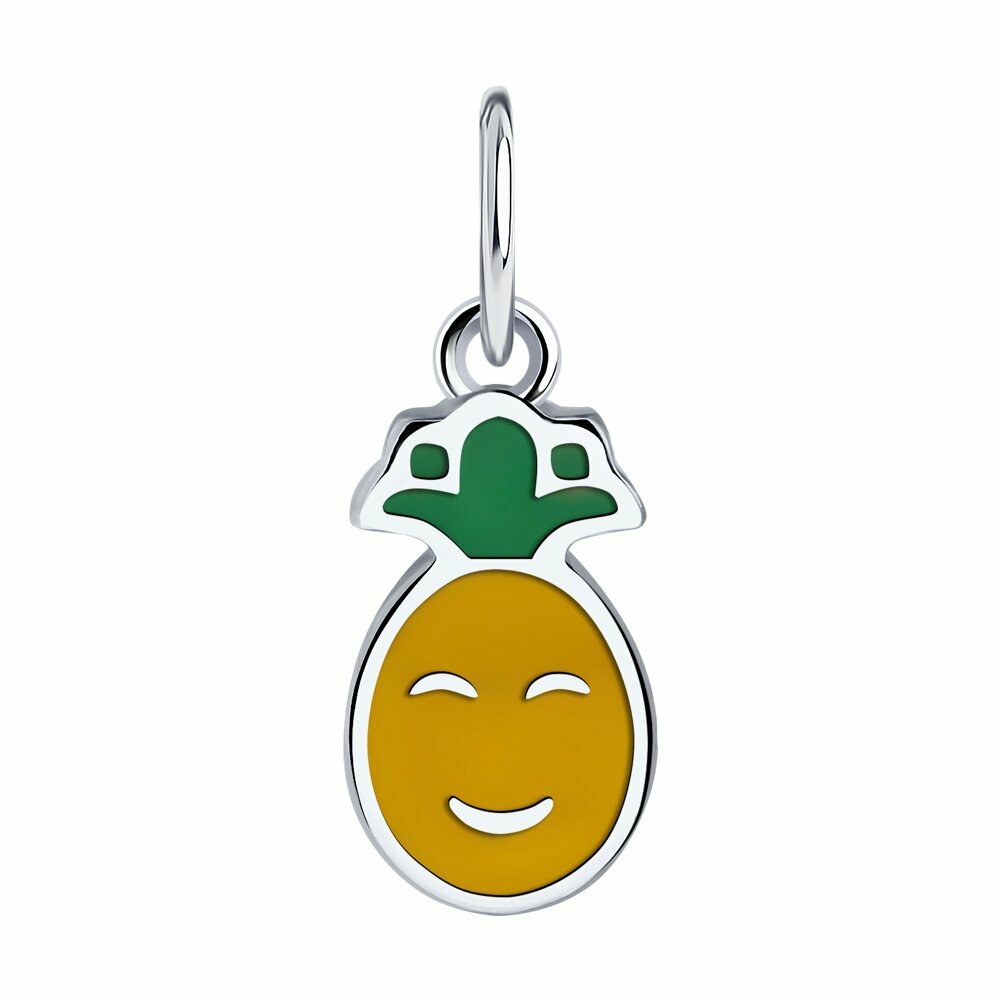 Подвеска, серебро, 925 проба, родирование, эмаль