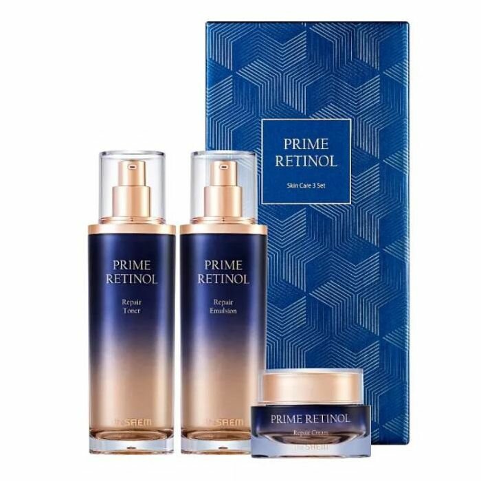 The Saem Набор антивозрастных средств с ретинолом (тонер/эмульсия/крем) Prime Retinol Skin Care 3 Set