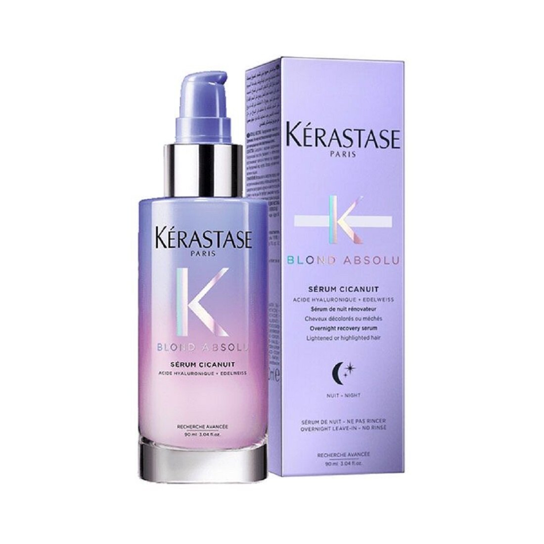 Kerastase Blond Absolu Serum Cicanuit Ночная восстанавливающая сыворотка для осветленных волос, 90 г, 90 мл, бутылка