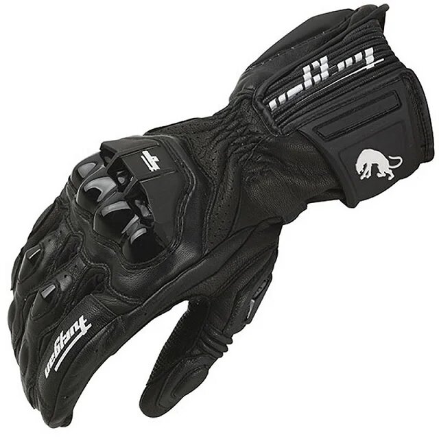 Бесплатная доставка, мотоциклетные кожаные перчатки с твердым корпусом высокого качества Furygan AFS18, мотоциклетные гоночные перчатки для езды по бездорожью XL, Black