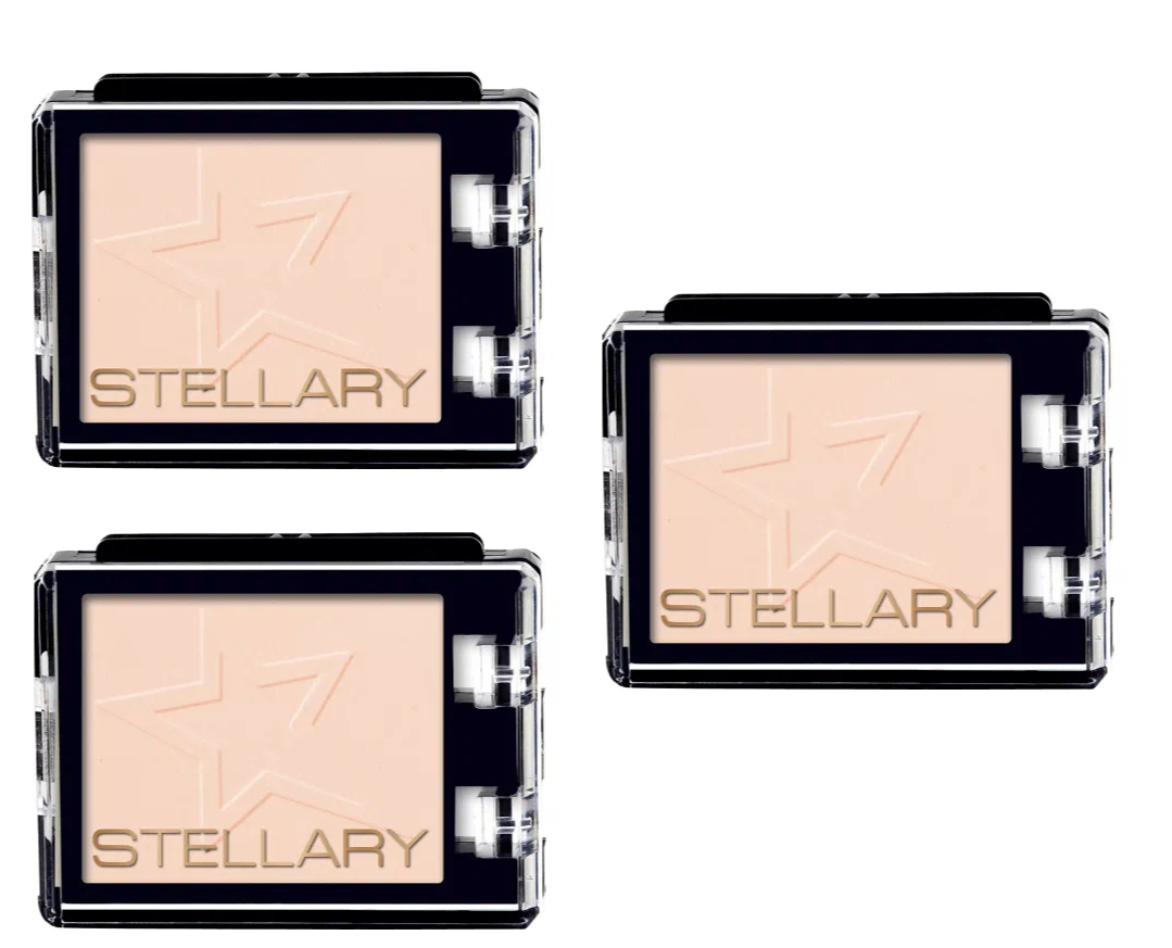 Моно тени для век наборные Stellary E-Clipse, тон 03 Ванильный Коктейль, 1 г 3 шт