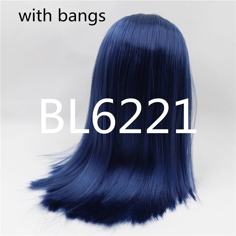 DBS Blyth кукла парик синие волосы Темно-синий, c, white skin