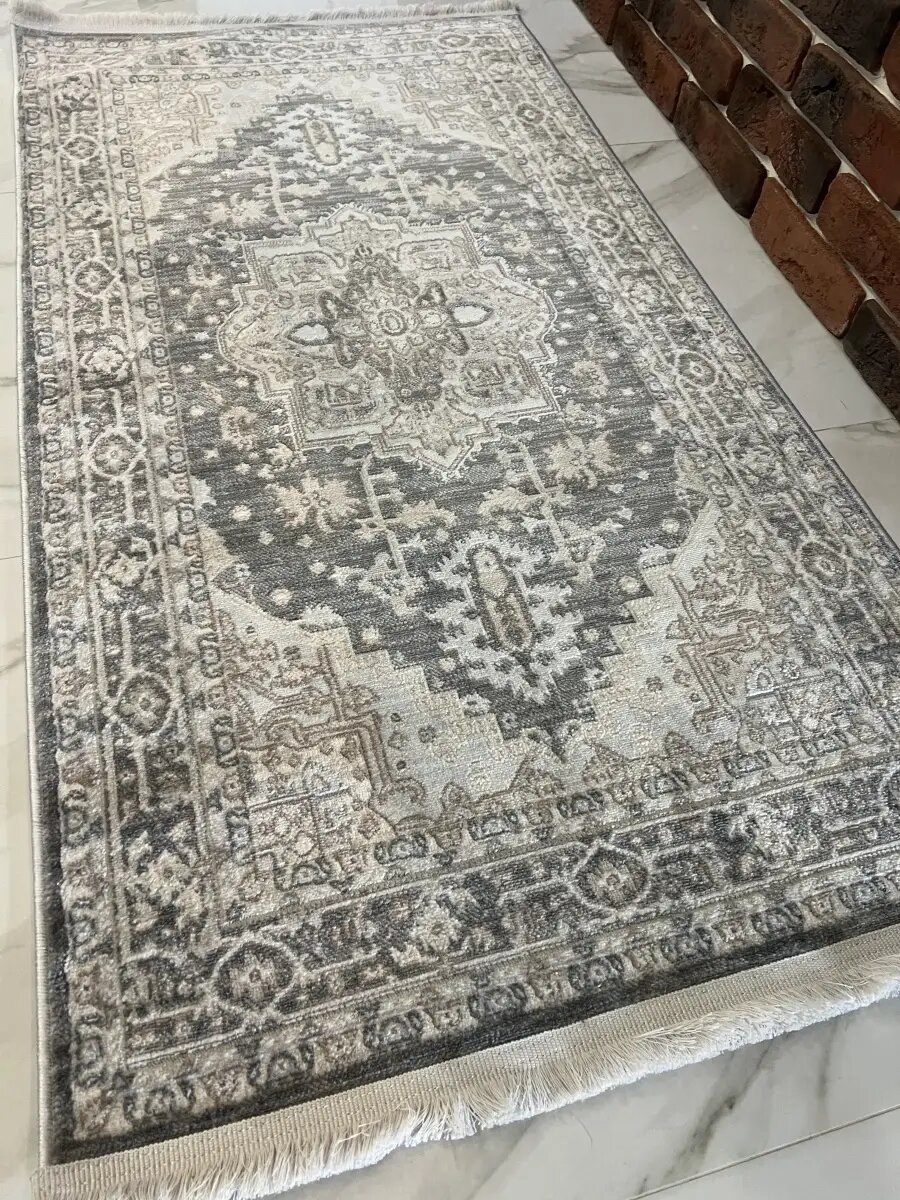 Коврик с коротким ворсом/легкий/шелковистый/83х150 см Турция