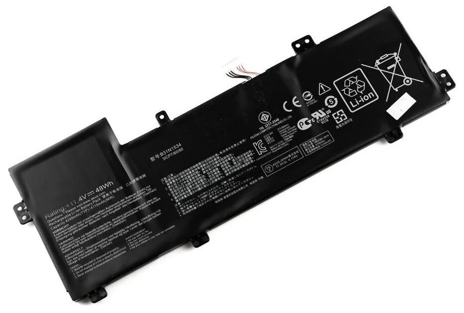Аккумулятор для Asus UX510, BX510, U5000 (B31N1534), 4110mAh, 11.4V