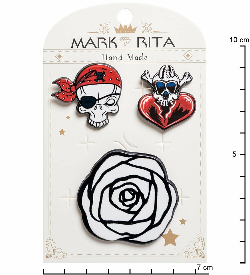 Комплект брошей