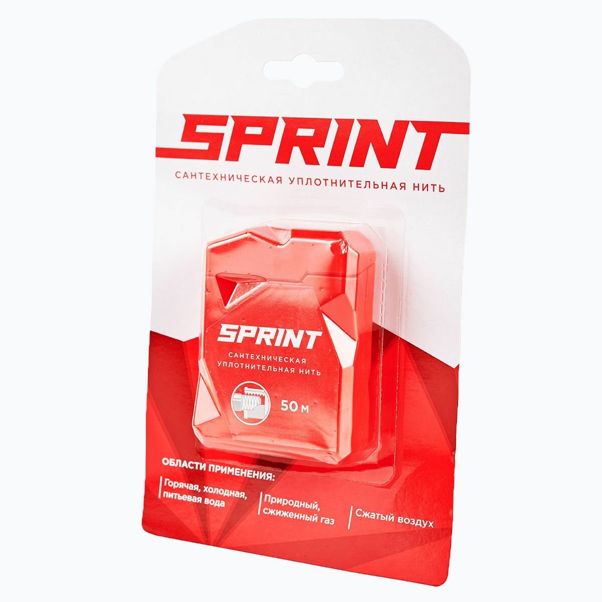 Уплотнительная нить"Sprint" 50м бокс, блистер — фото 1