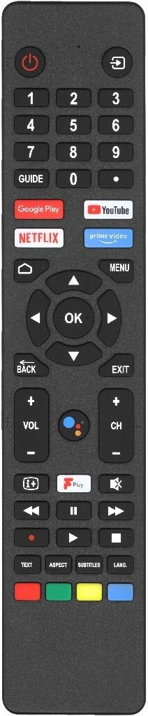 Пульт RM-C3250 для телевизоров JVC SMART TV с голосовой функцией