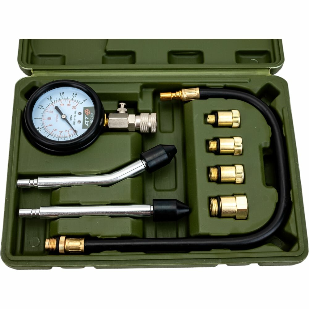 Компрессометр для бензиновых двигателей с насадками Дело Техники 830108