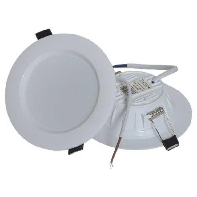 Балтийский стиль Встраиваемый светильник LED 7Вт 6000К белый для потолочной подсветки