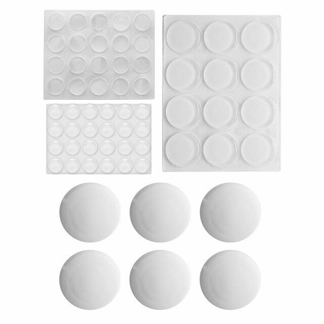 Бампер дверной UGO LOKS, комплект: 62 предмета, материал: ПВХ, цвет: прозрачный