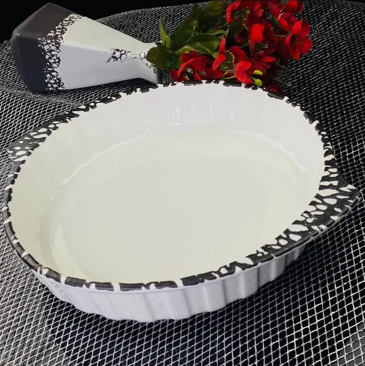 Круглое блюдо для запекания 28см Фарфор 142-104 118-142-104