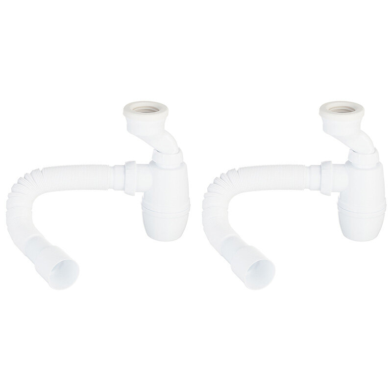 Сифон для писсуара 1 1/4х40 мм с выпуском d40/46 мм с соединением 40/50 мм (2 шт.)