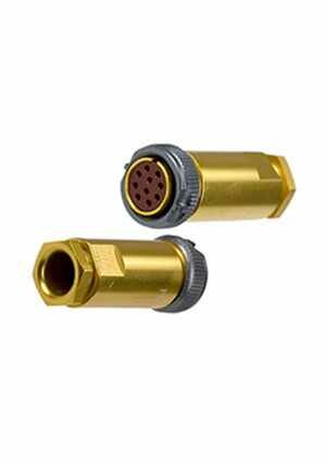 PY04-10T, розетка на кабель с кожухом IP68 10 контактов (аналог РС10ТВ)
