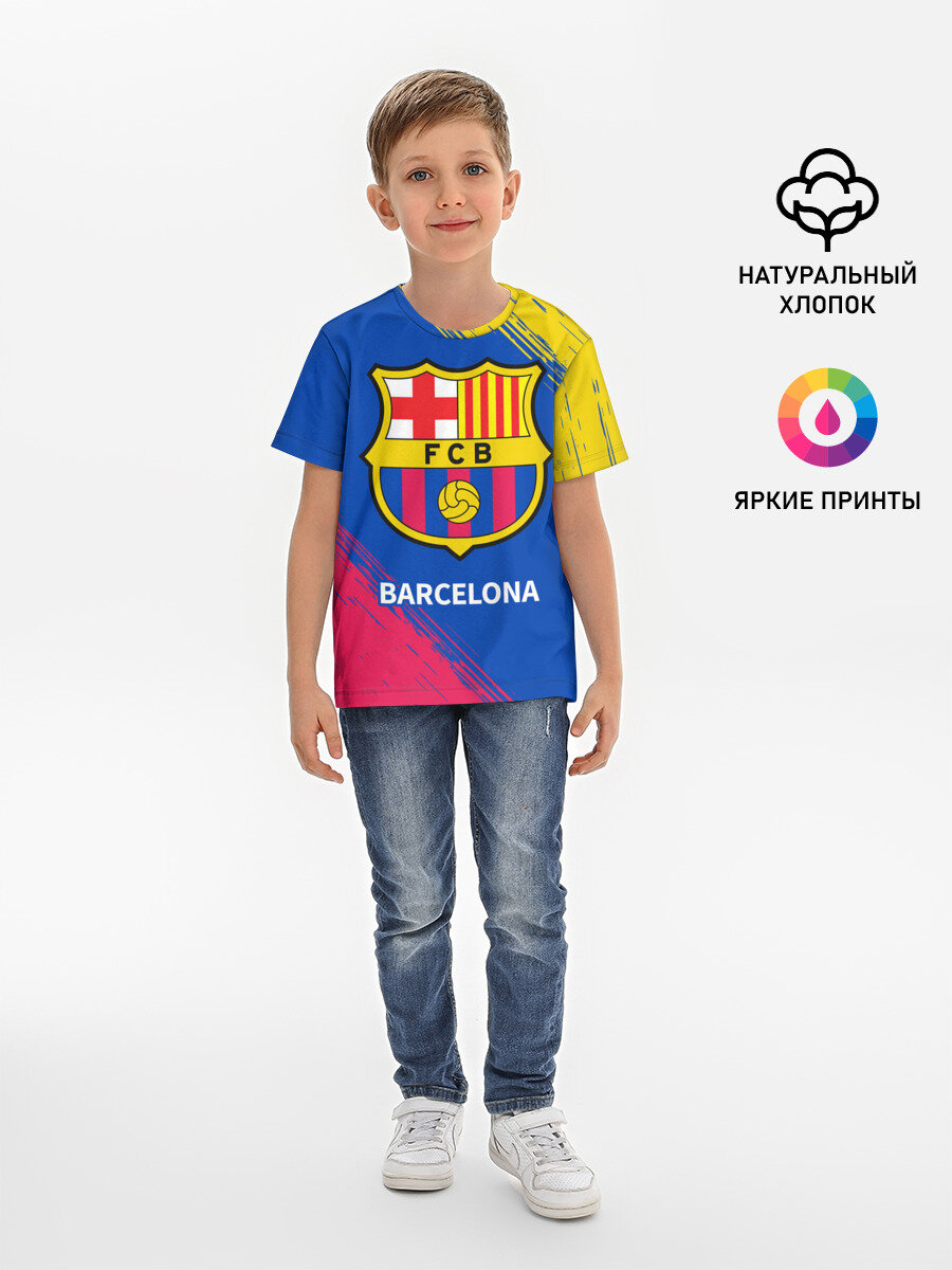 Футболка хлопковая детская BARCELONA / БАРСЕЛОНА