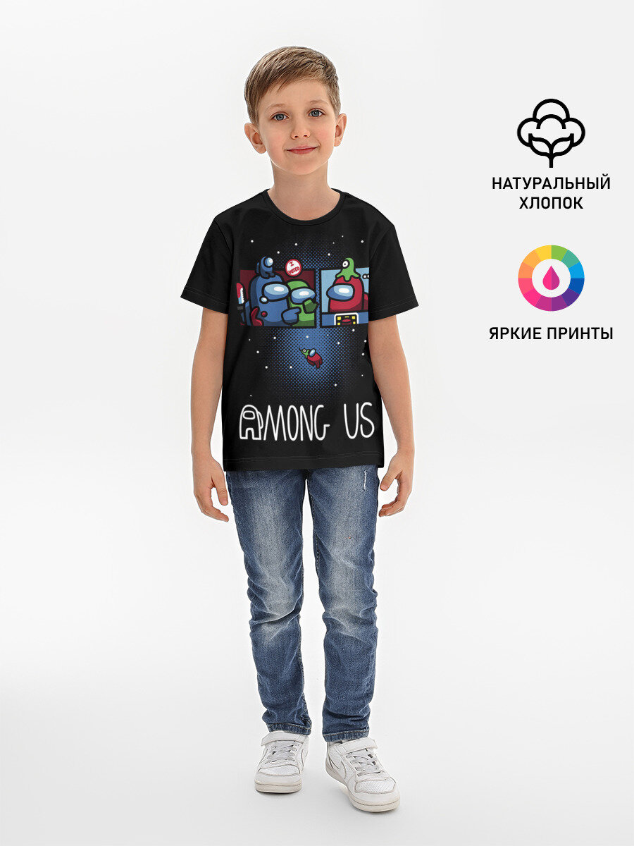 Футболка хлопковая детская Among Us | I Voted