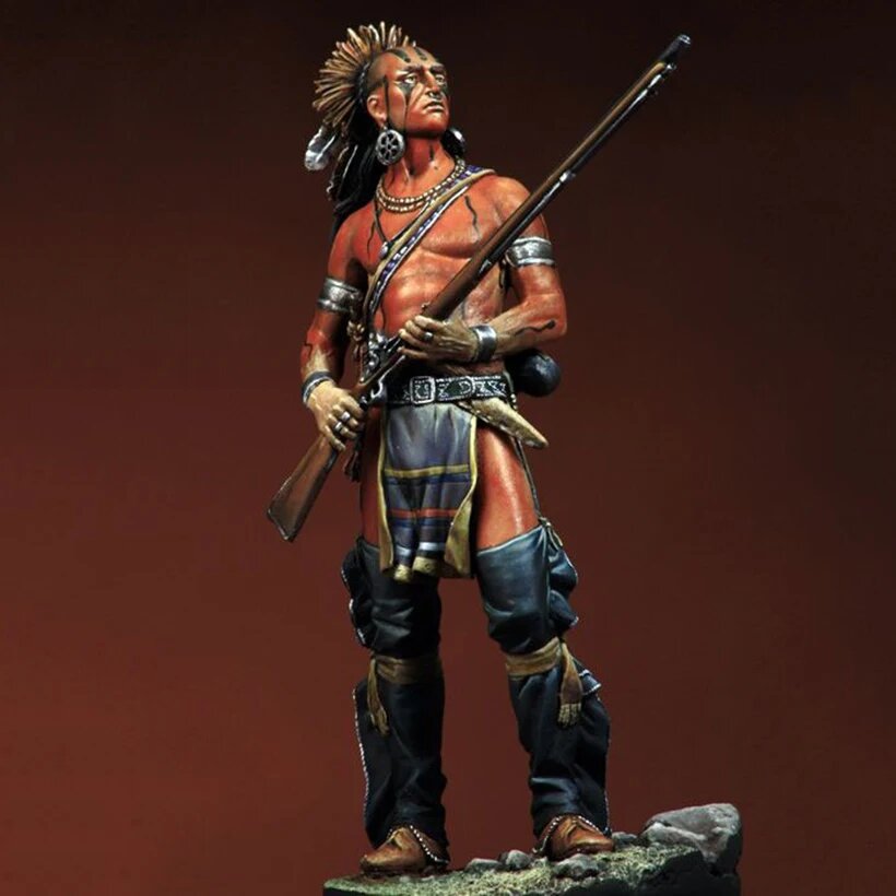 Неокрашенная фигурка старого человека MALIFAUX 1/18