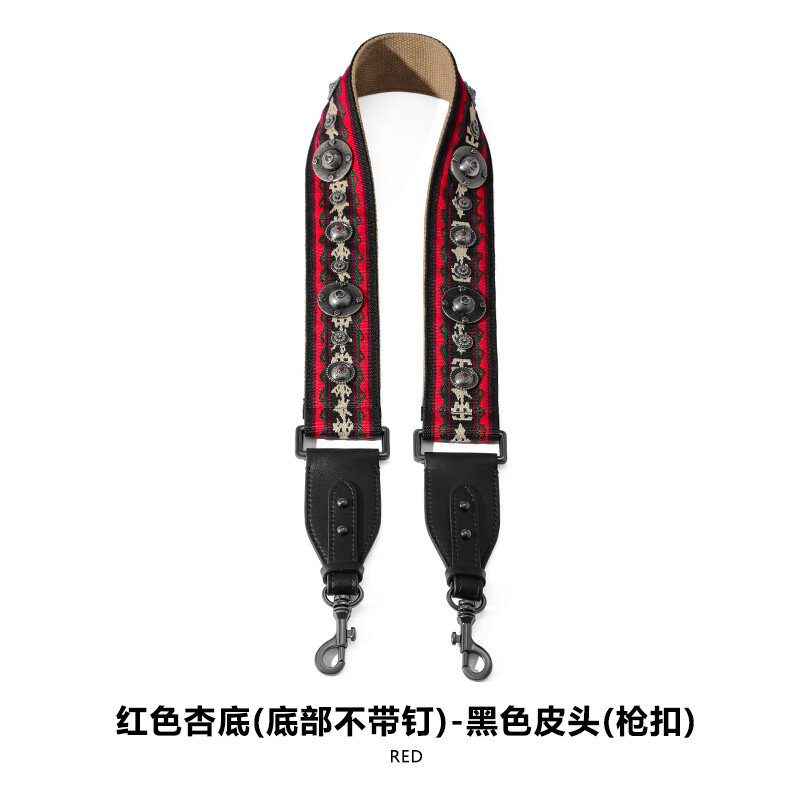 Ремень для седельной сумки Ma Huangshi MHS-F-64, кожаный, с заклепками