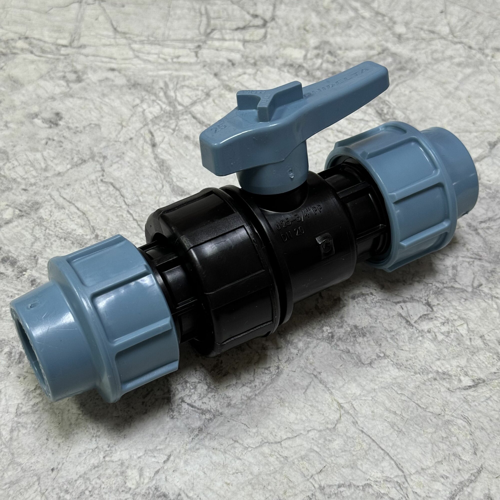 Кран Unidelta для пнд труб 25