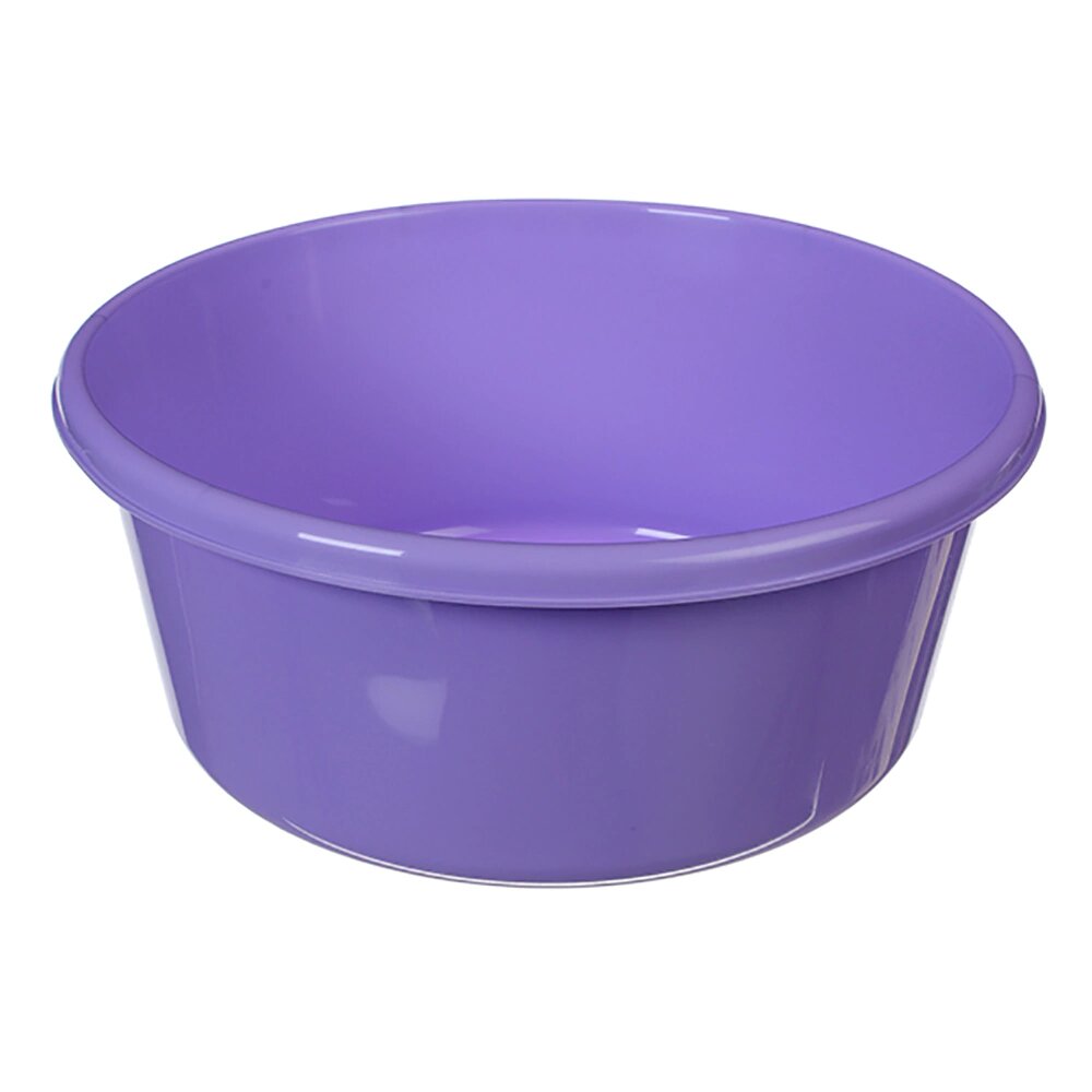 Таз хозяйственный IDEA, объём 6 л, пластик, круглый, цвет в ассортименте