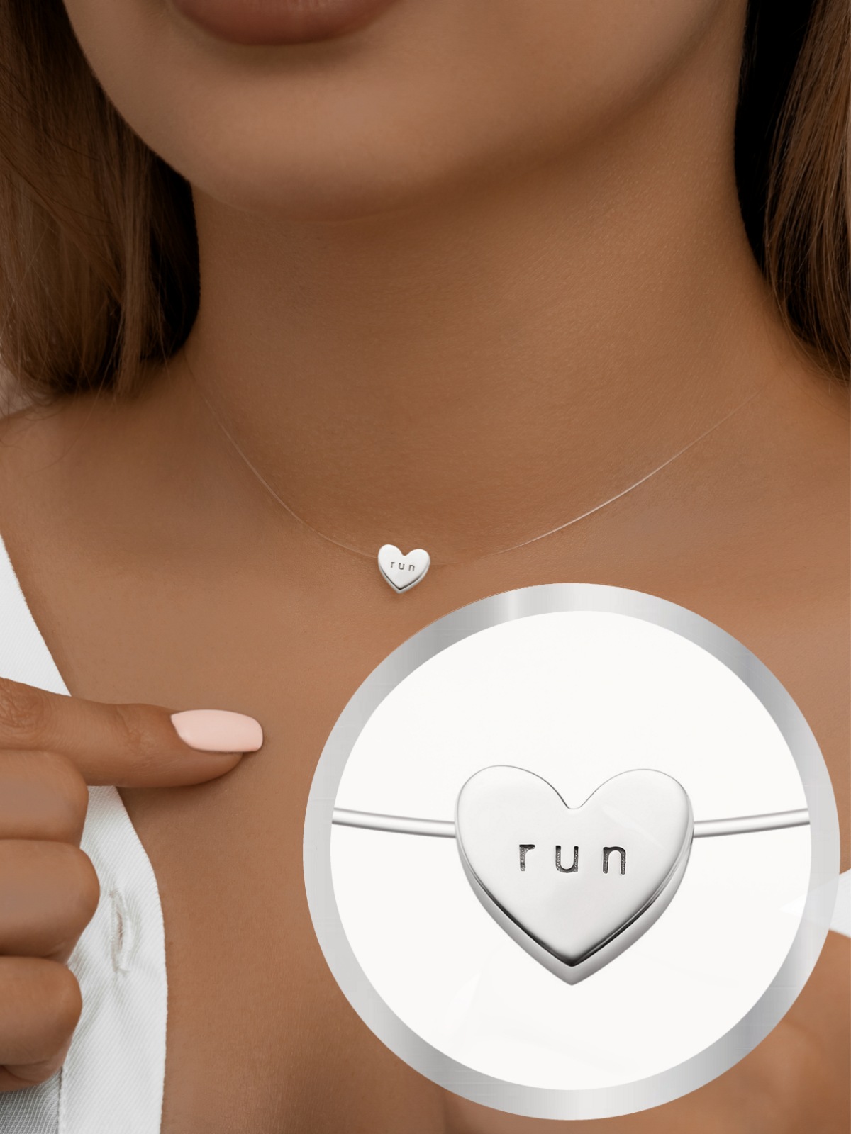 Колье, серебро, 925 проба, родирование