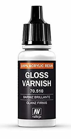 Глянцевый акриловый лак Vallejo PERMANENT GLOSS VARNISH 17ML. 70.510