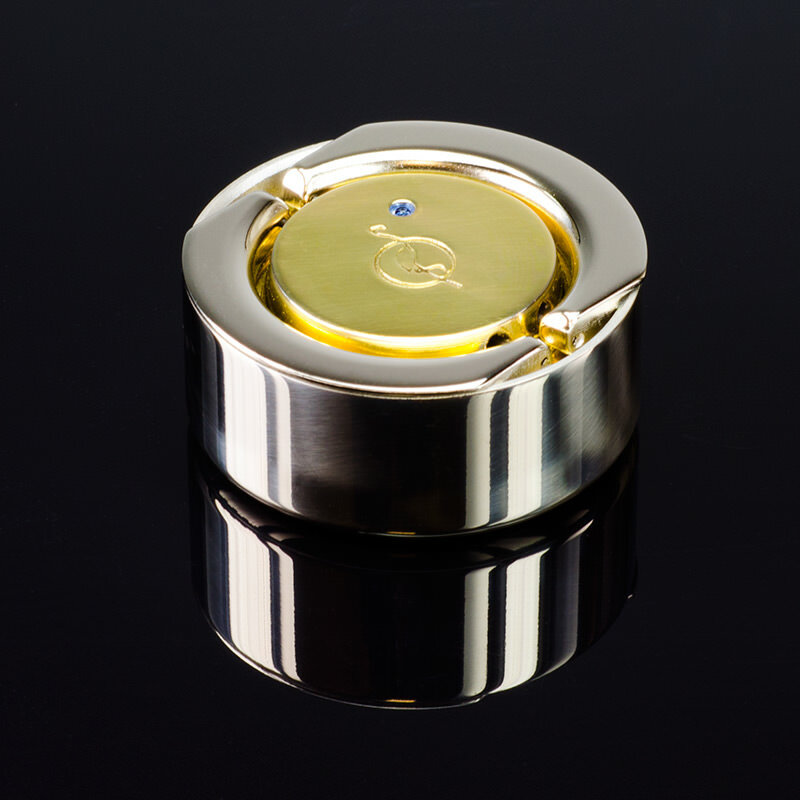 OL-21 040 Tc "техно-кристалл" - Металлическая ручная оснастка, д. 40 мм, со штемпельной подушкой"