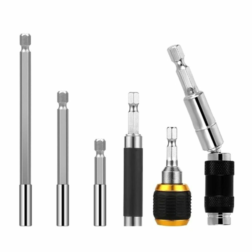 Набор зажимных стержней для вращающегося сверла из 6 частей