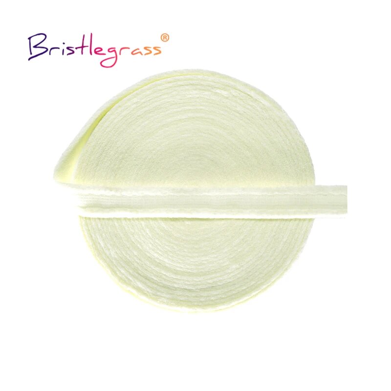 BRISTLEGRASS Эластичная лента для бюстгальтера 10 ярдов Белый, Cannoli Cream, 2 Yards