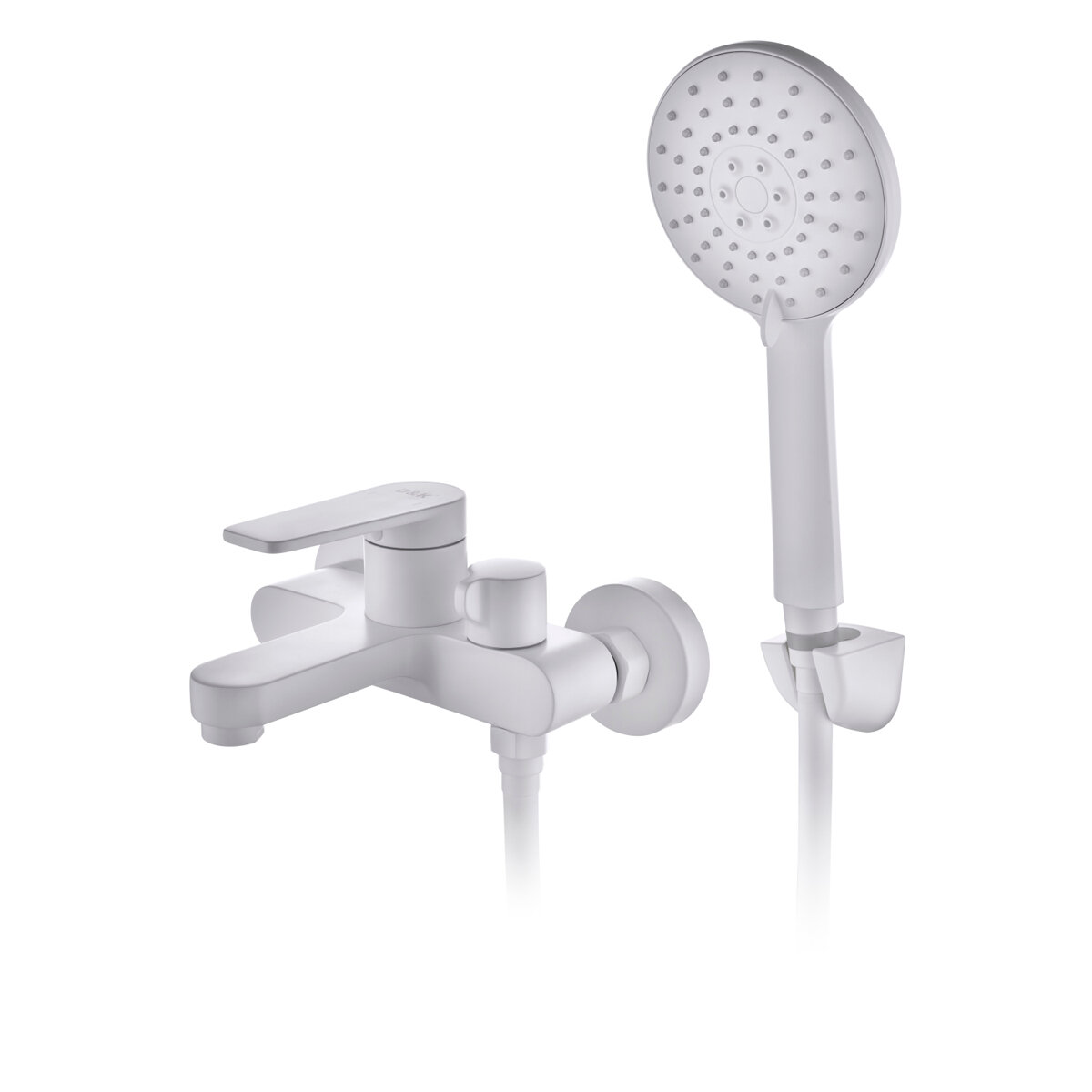 Смеситель для ванны с душем DK (ДК) Bayern.Frth DA1523208 белый матовый