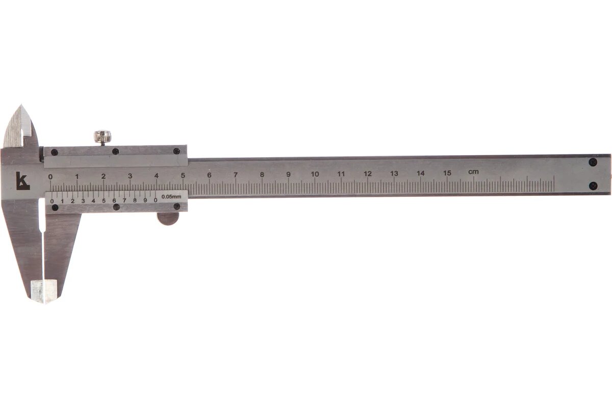 Калиброн Штангенциркуль с глубиномером ШЦ-I 0-150 мм 0.05 мм точности 1-й класс