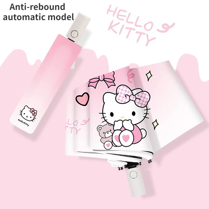 Складной зонт Hello Kitty MINISOСкладной зонт Hello Kitty MINISO