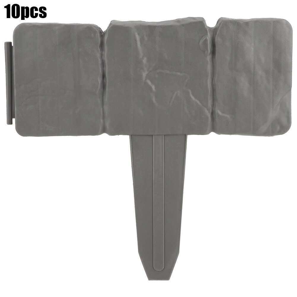 10 шт. сборных садовых панелей из полипропилена, самодельных, прочных, сборных, напольных ограждений для защиты газона и сада