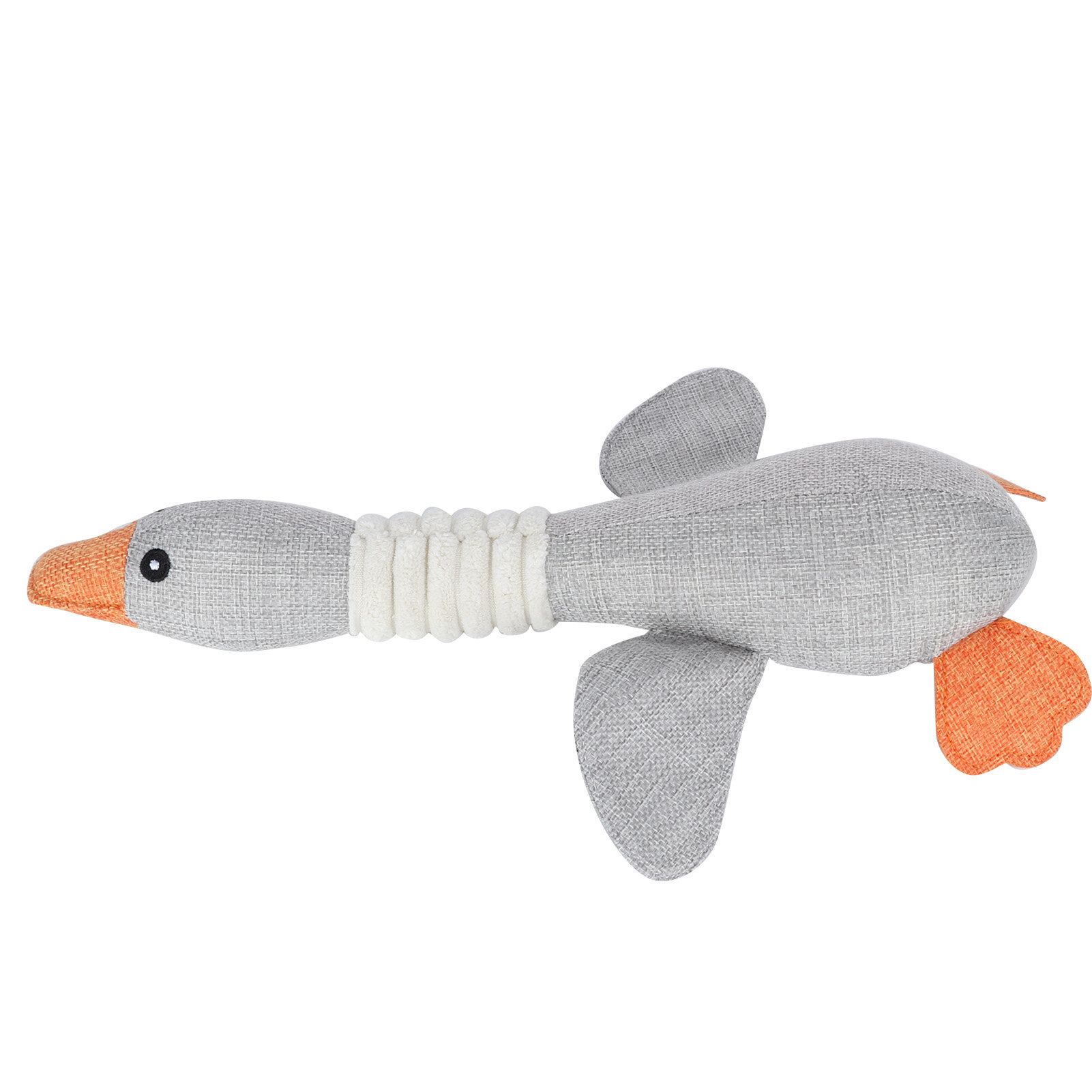 Забавная собака, пискливый гусь, прочные жевательные игрушки, игрушки для собак и кошек, интерактивные игрушки, товары для домашних животных, бежевый