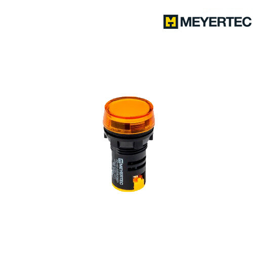 Сигнальная LED лампа, желтый, 110V AC/DC IP65 MT22-S25 Meyertec